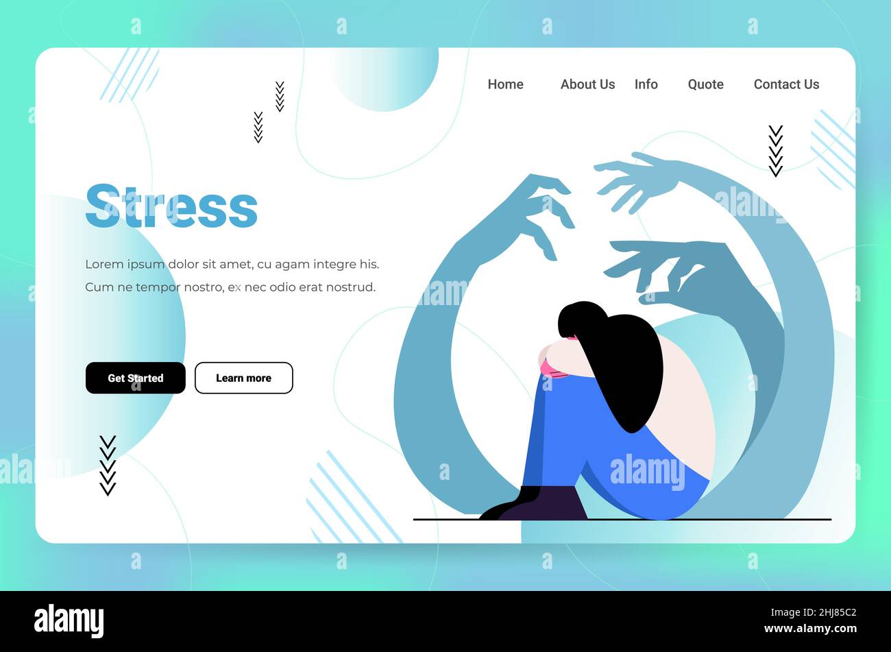 Woman monster shadow Stock Vector Images - Alamy