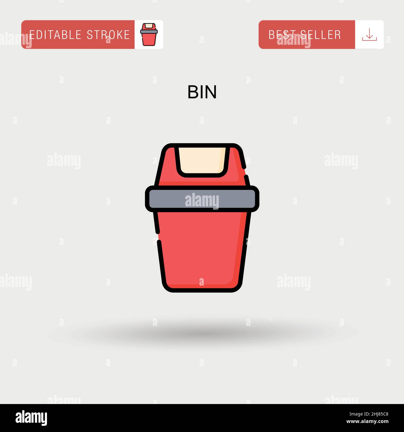 Bin clean garbage Stock Vector Images - Alamy