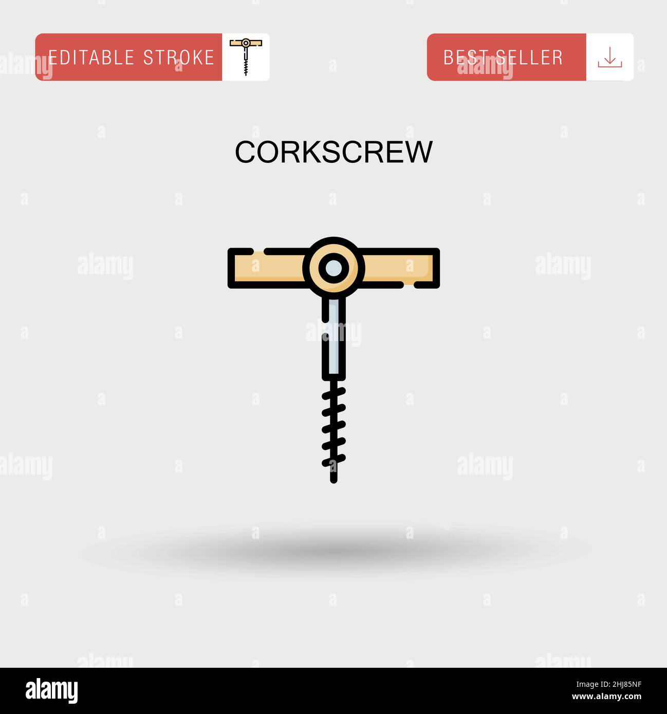 Corkscrew background Stock Vector Images - Alamy