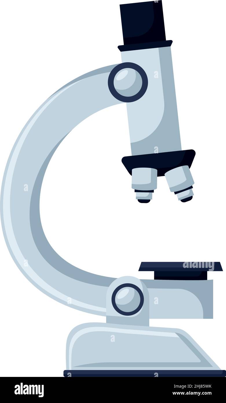 metallic microscope illustration Stock Vector Image & Art - Alamy