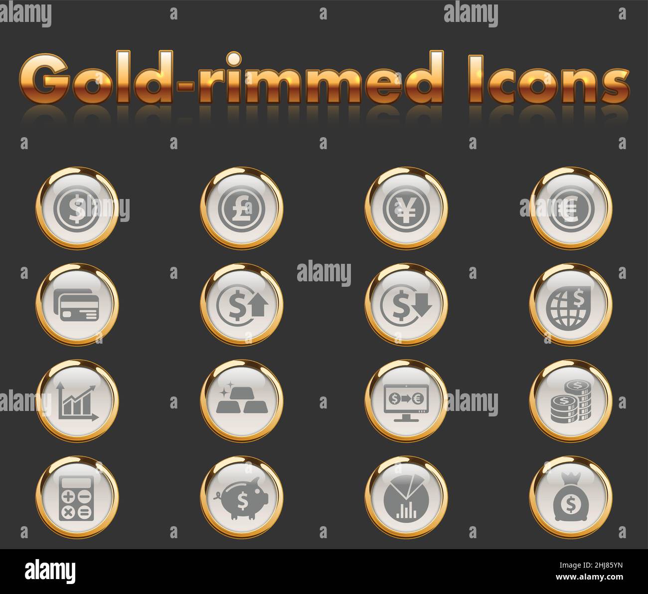 Online currency exchange vector Stock Vector Images - Alamy