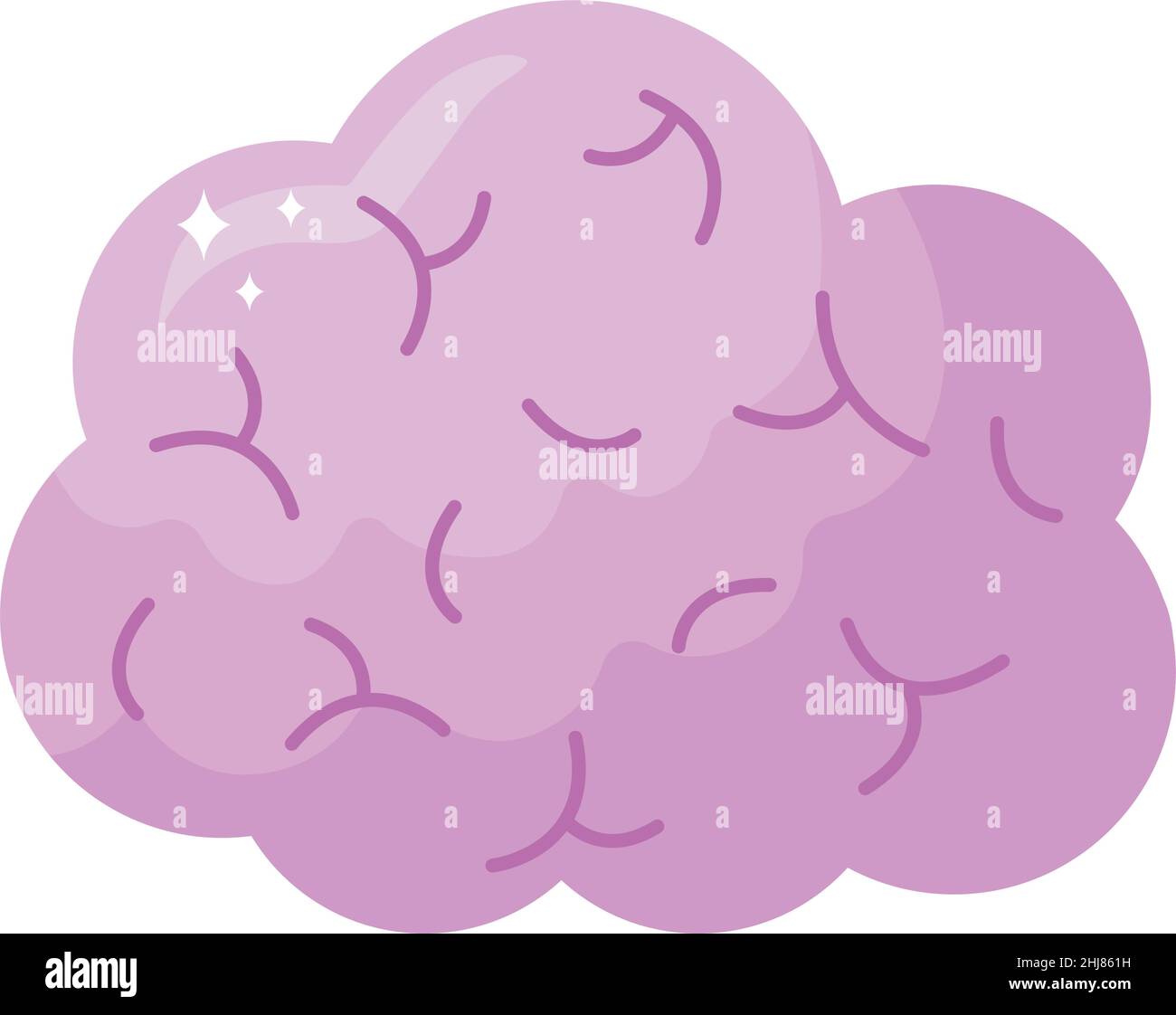 pink brain design Stock Vector Image & Art - Alamy