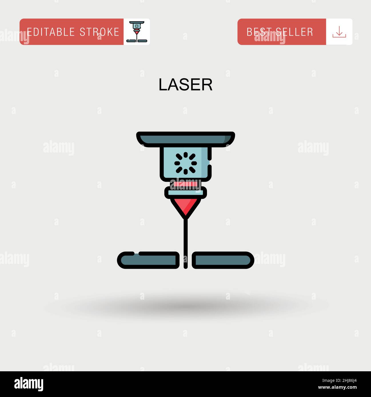 Laser Simple vector icon Stock Vector Image & Art - Alamy