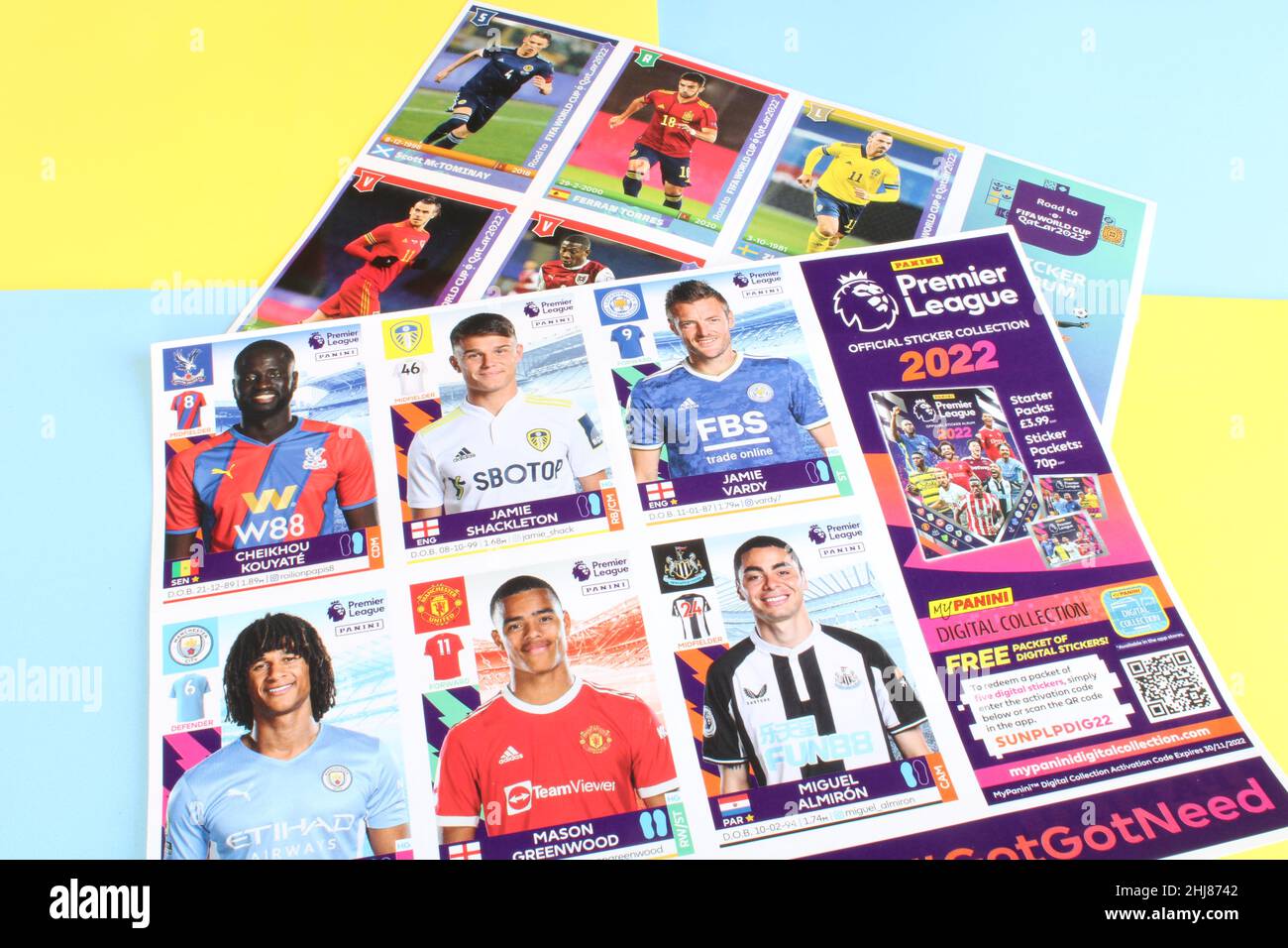 Panini 2022 2023 Sticker Book Check List Tick List Swap, 43% OFF