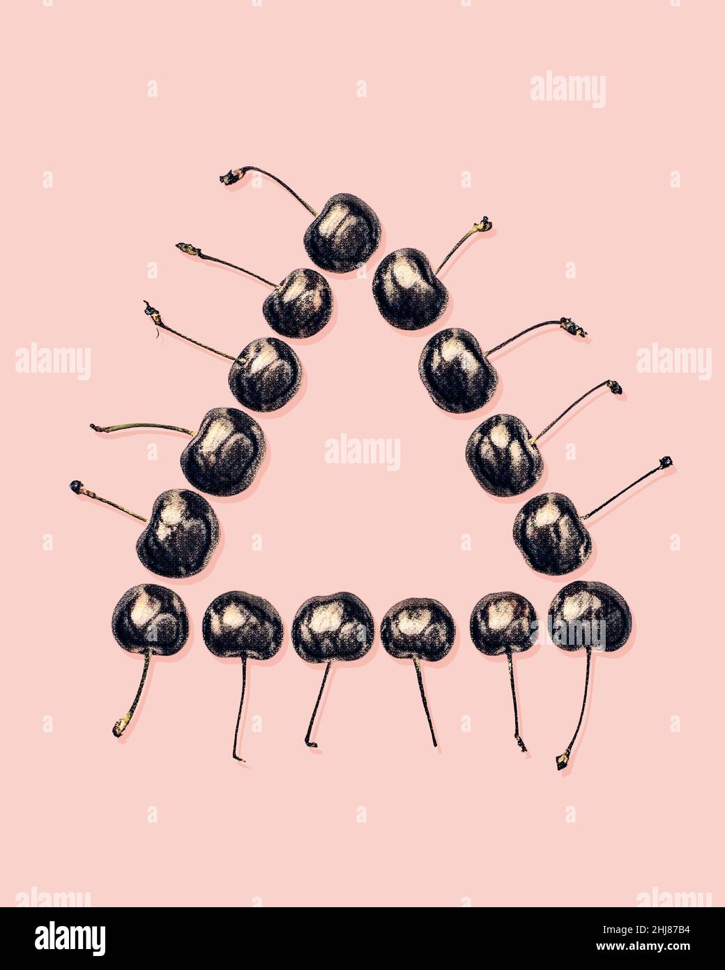 Negative triangle hi-res stock photography and images - Alamy