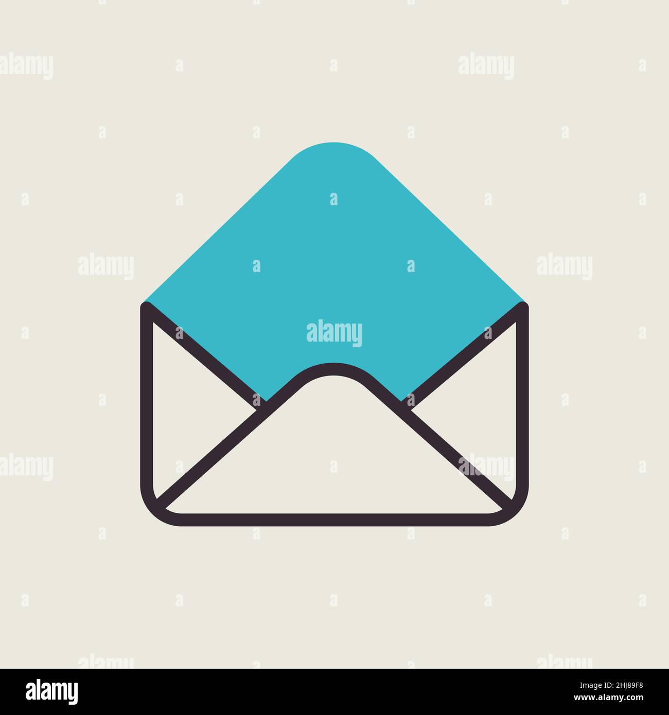 Open envelope vector icon. E-commerce sign. Graph symbol for your web site design, logo, app, UI ...