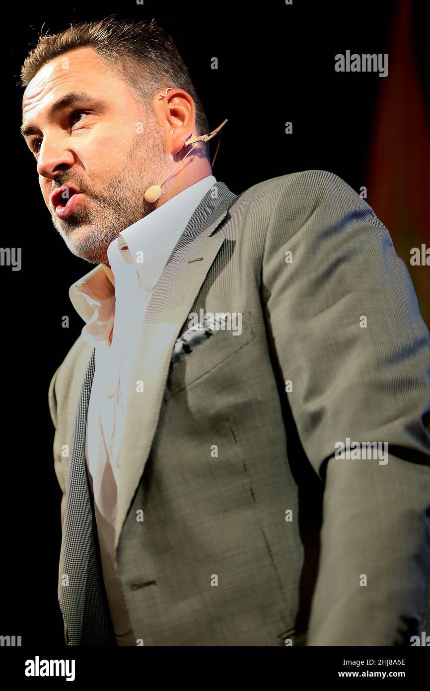 David Walliams at the Hay Festival on the 26th of May 2018. David ...