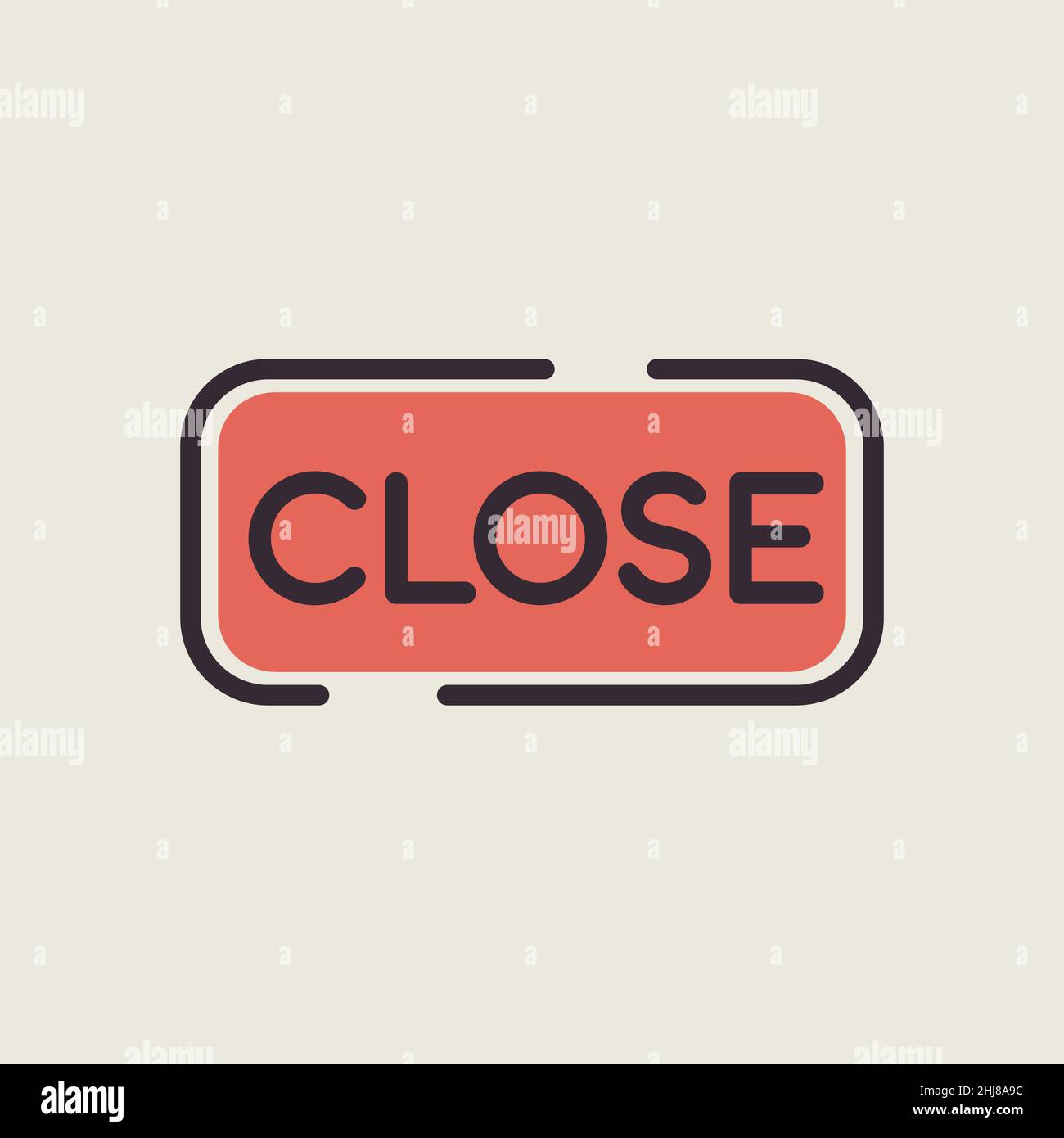 Close sign icon. E-commerce sign. Graph symbol for your web site design ...