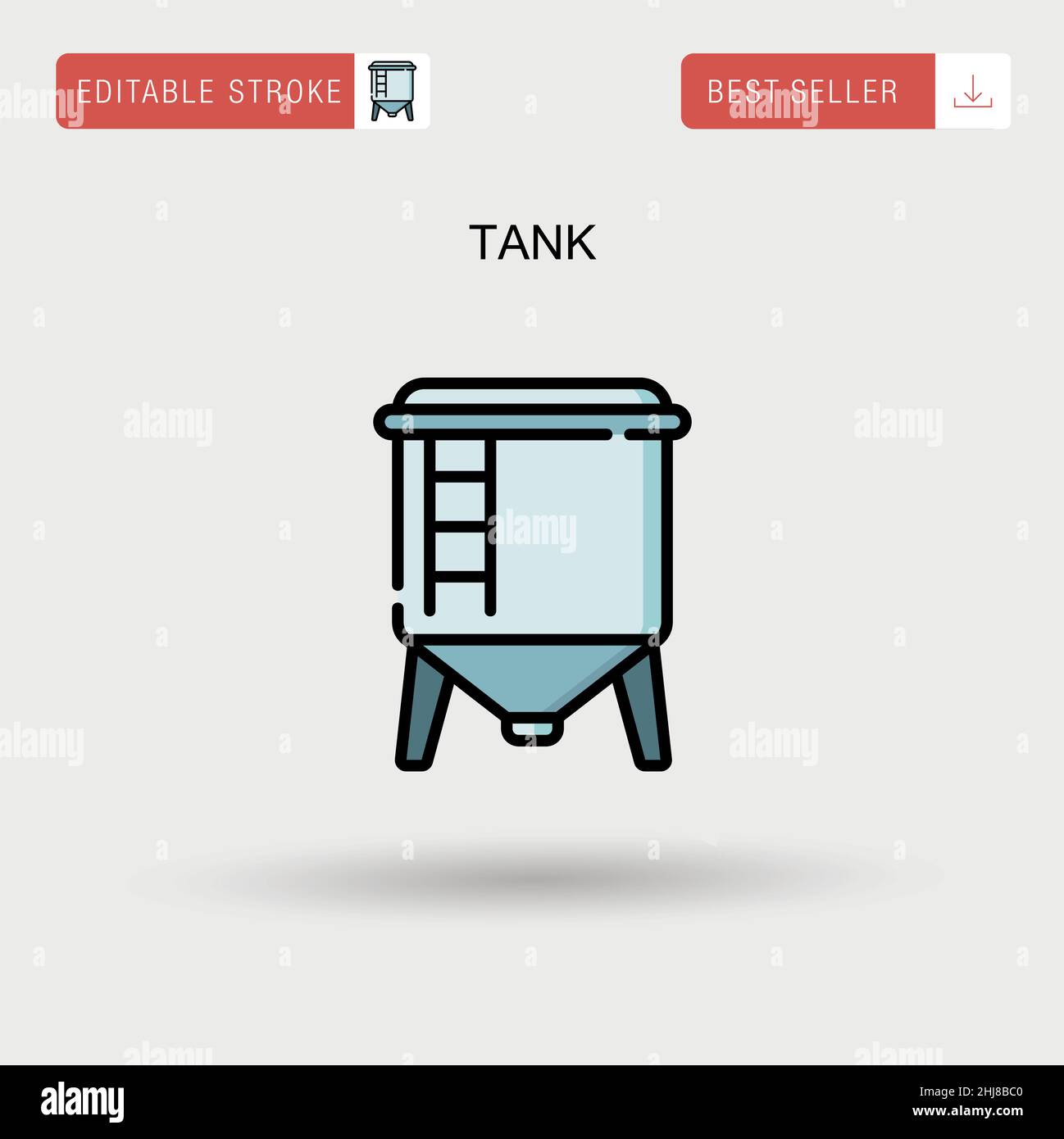 Tank Simple vector icon Stock Vector Image & Art - Alamy
