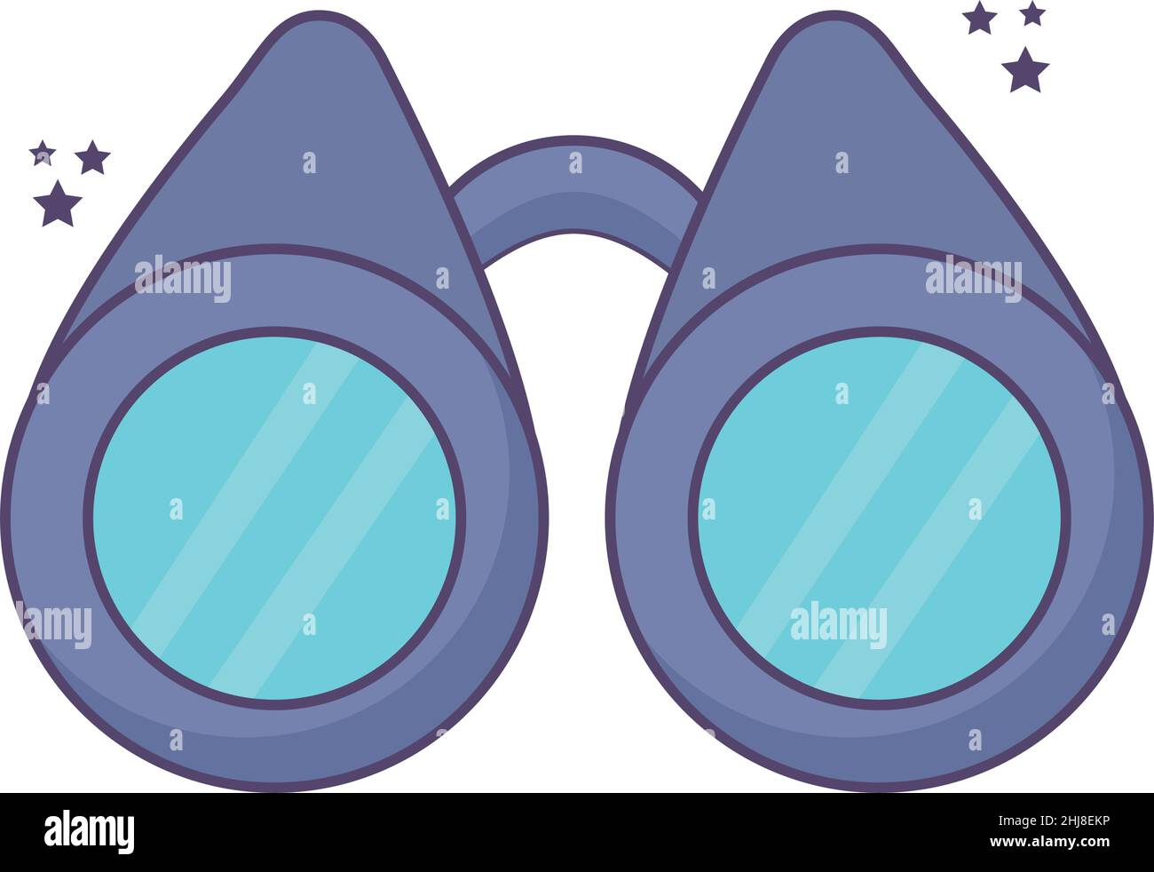 purple binoculars design Stock Vector Image & Art - Alamy