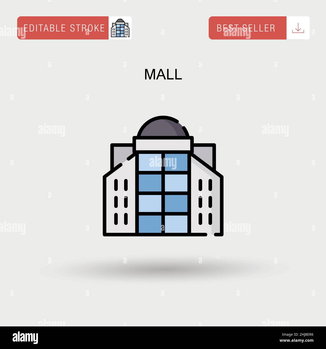 Shopping city centre mall Stock Vector Images - Alamy