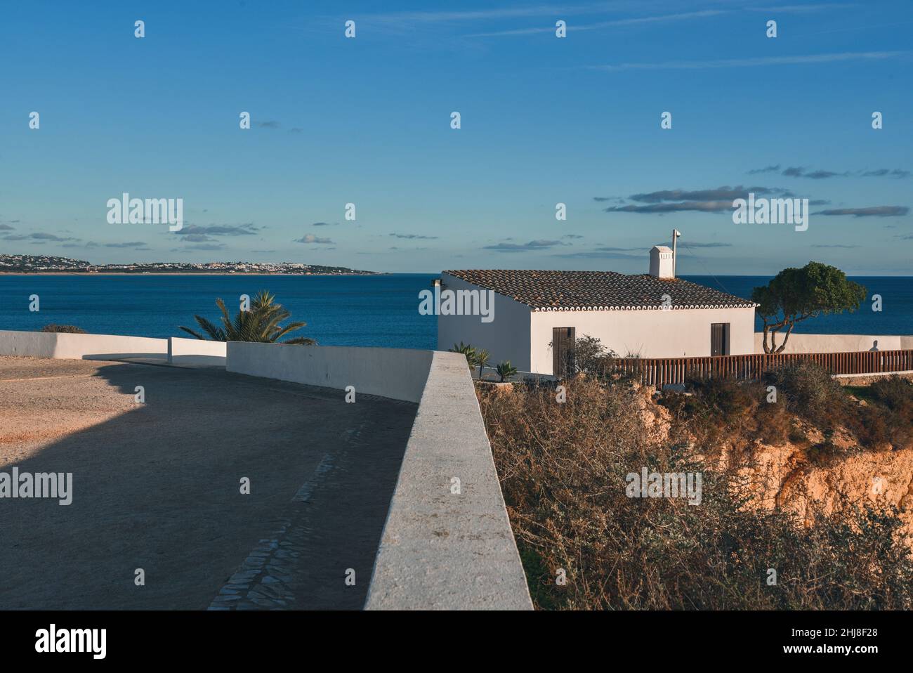 Fort/Chapel of Nossa Senhora da Rocha, Lagoa, Algarve, Portugal, Europe ...