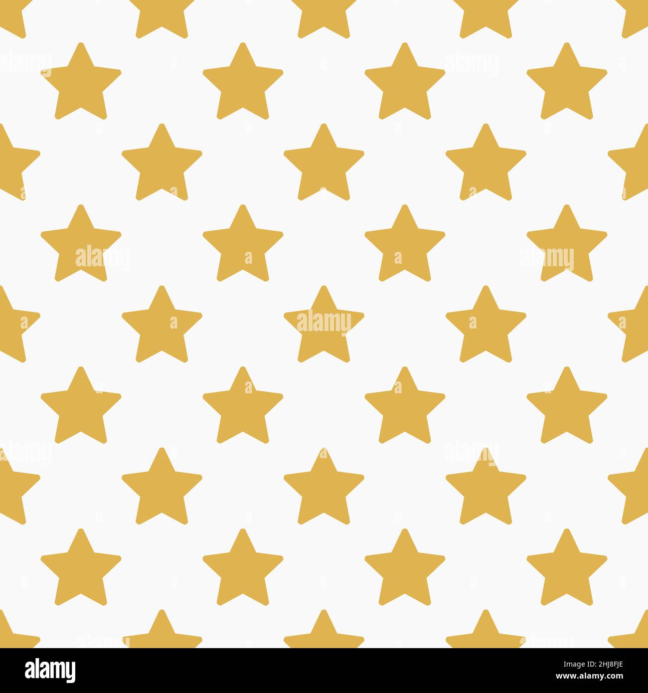 Gold stars seamless pattern. Vector illustration Stock Vector Image ...