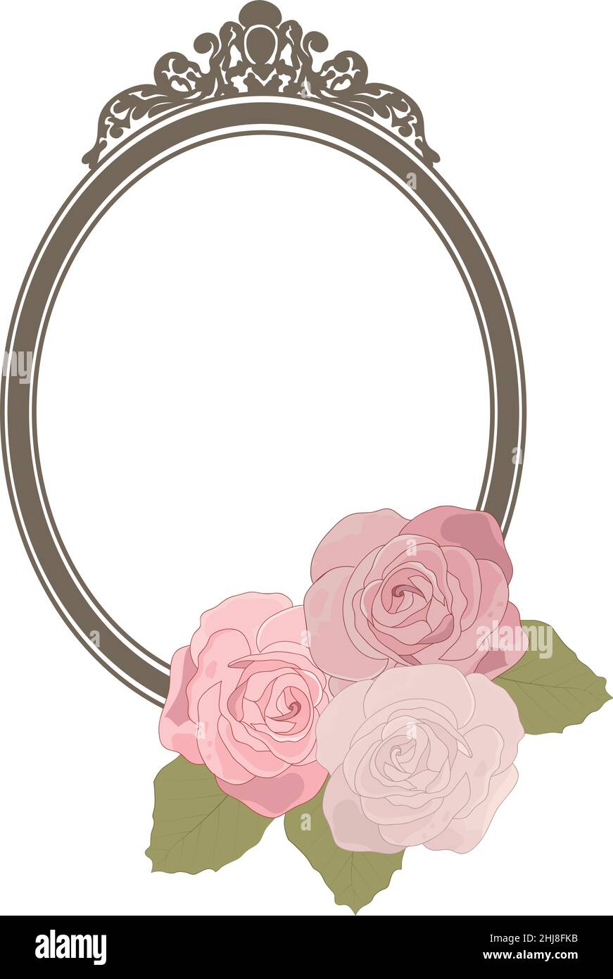 mirror and rose Stock Vector Image & Art - Alamy