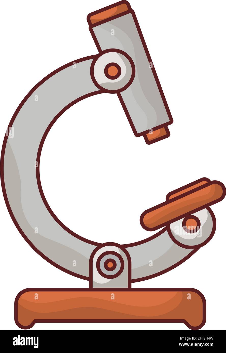 gray microscope illustration Stock Vector Image & Art - Alamy