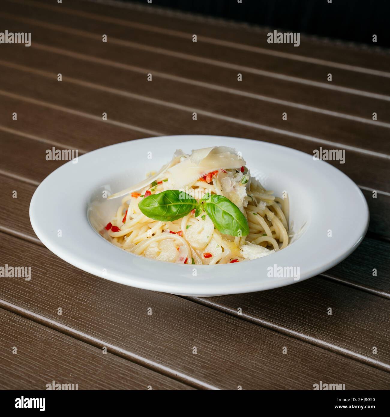 Vertical closeup of pasta with cheese Stock Photo - Alamy
