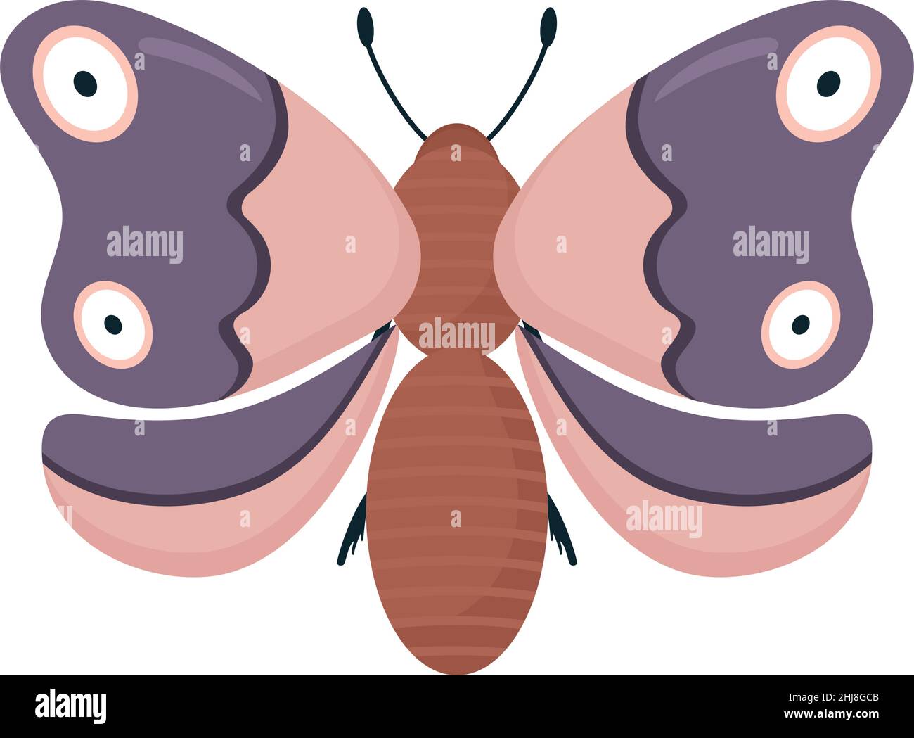 purple butterfly design Stock Vector Image & Art - Alamy