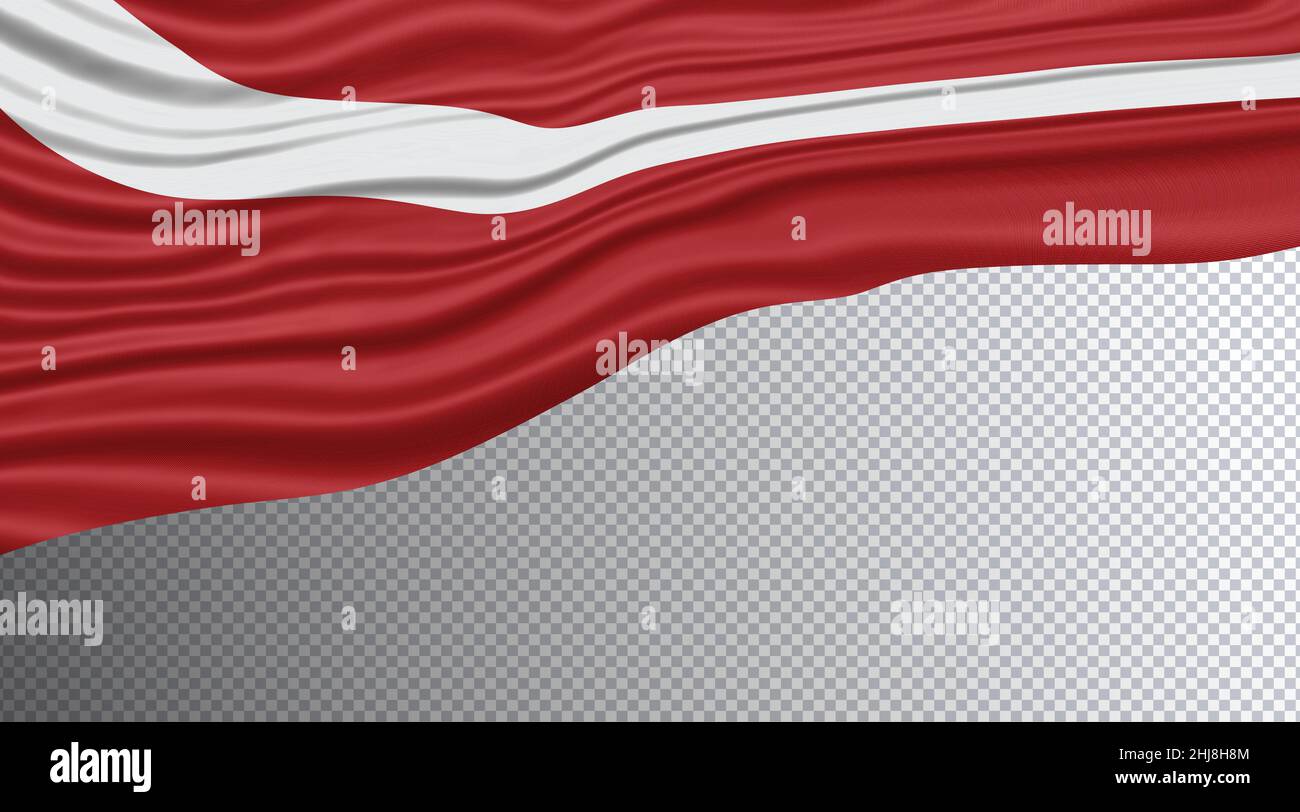 Diver Down Wavy Flag, Dive flag clipping path Stock Photo - Alamy