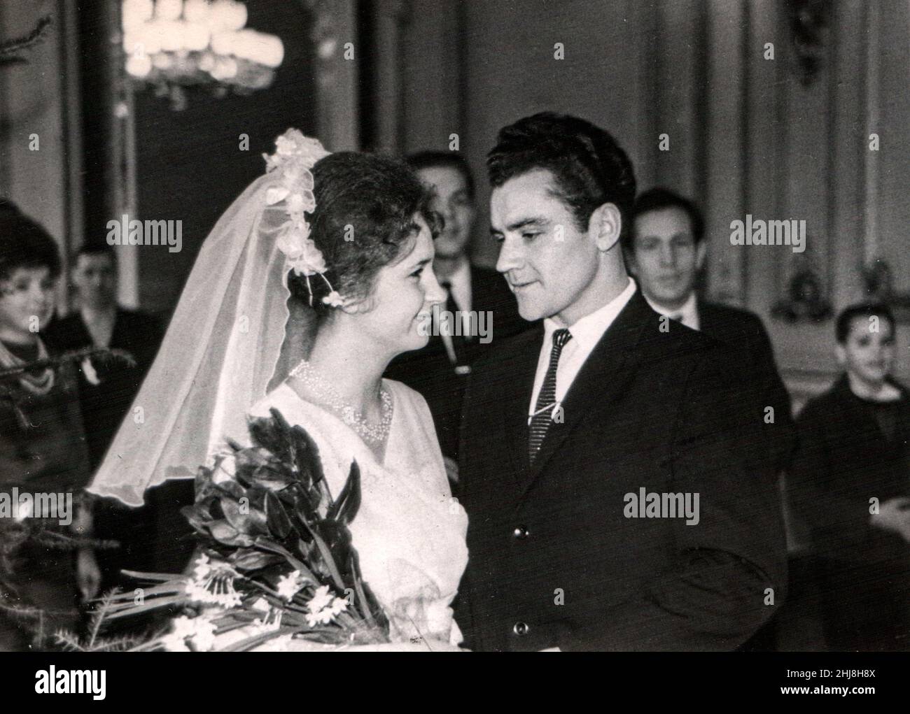 Wedding in the USSR 1964 Stock Photo - Alamy