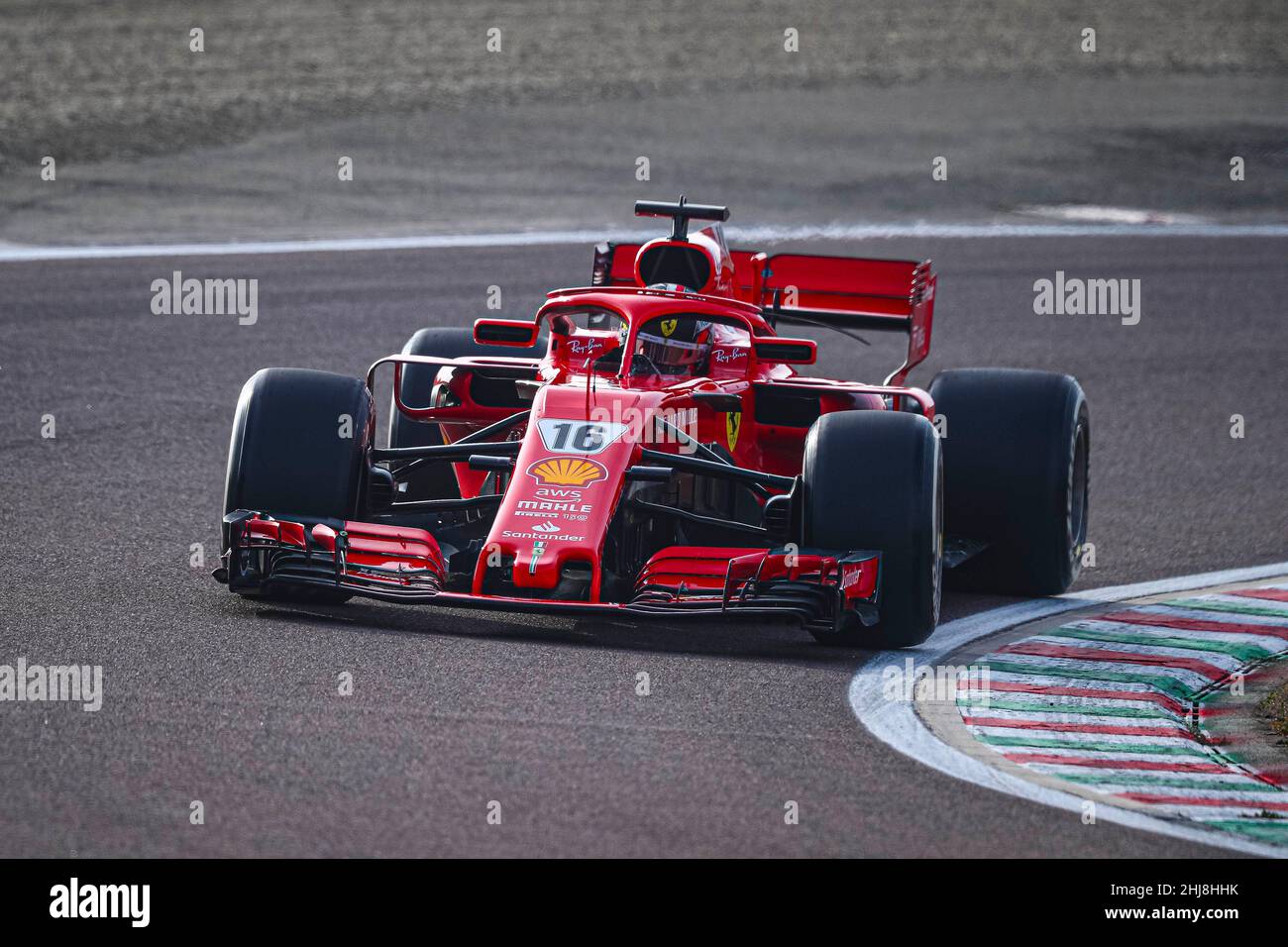 Fiorano Modenese, Italia. 27th Jan, 2022. Driver Charles Leclerc of ...