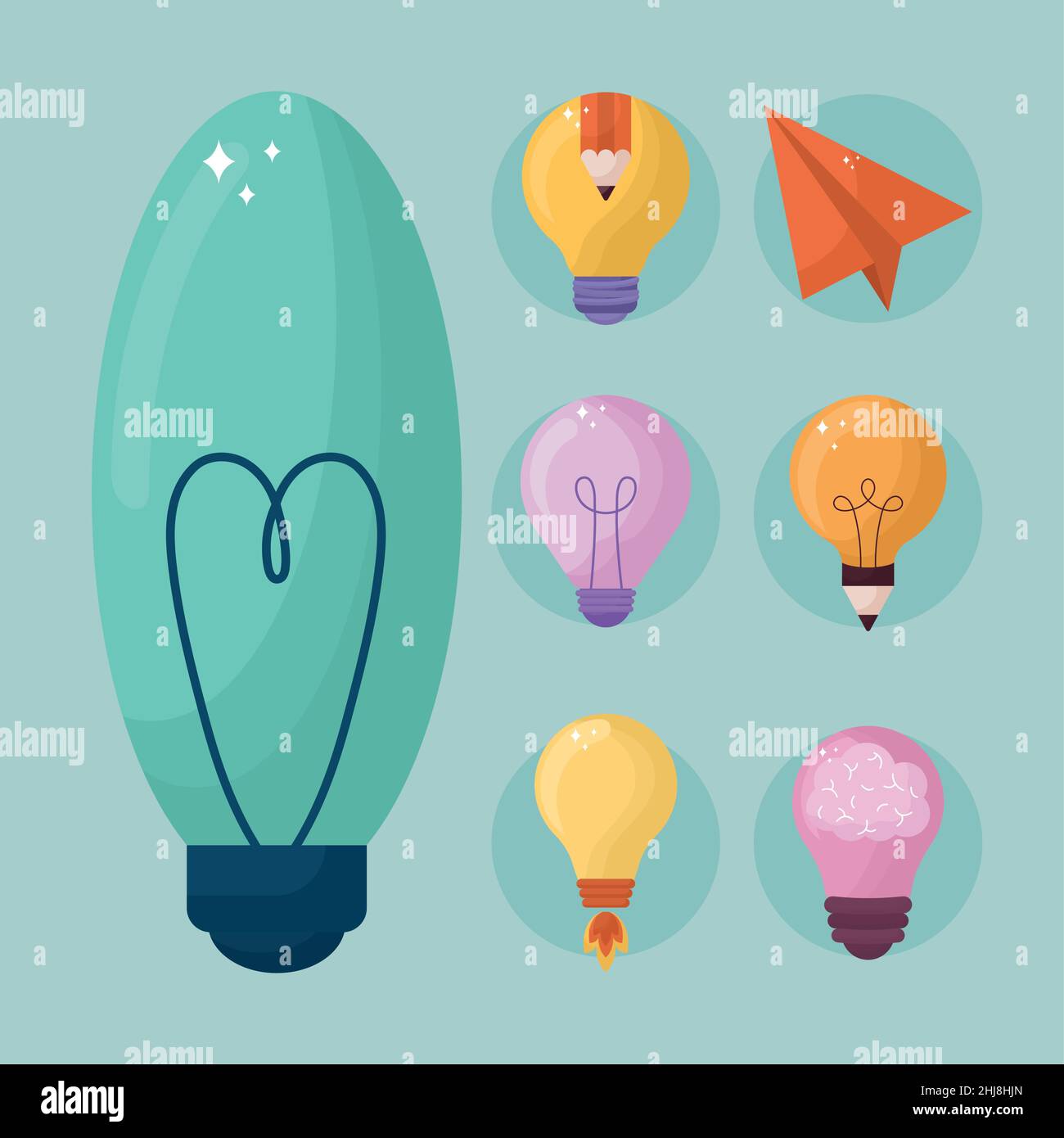 Seven plane Stock Vector Images - Alamy