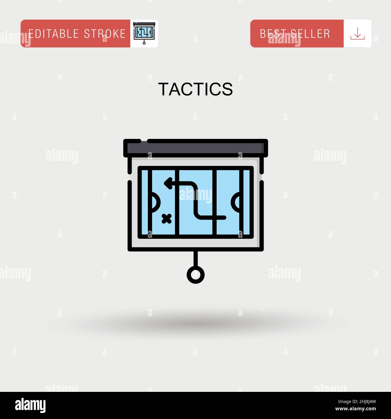 Tactics Simple vector icon Stock Vector Image & Art - Alamy