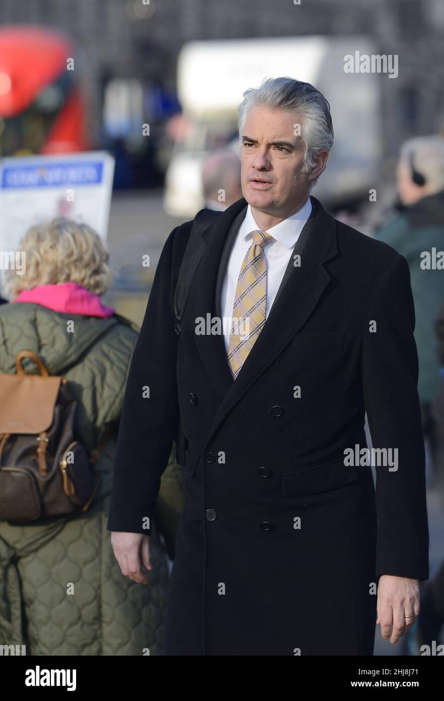 James Cartlidge MP (Con: South Suffolk) in Parliament Square, Jan 2022 ...