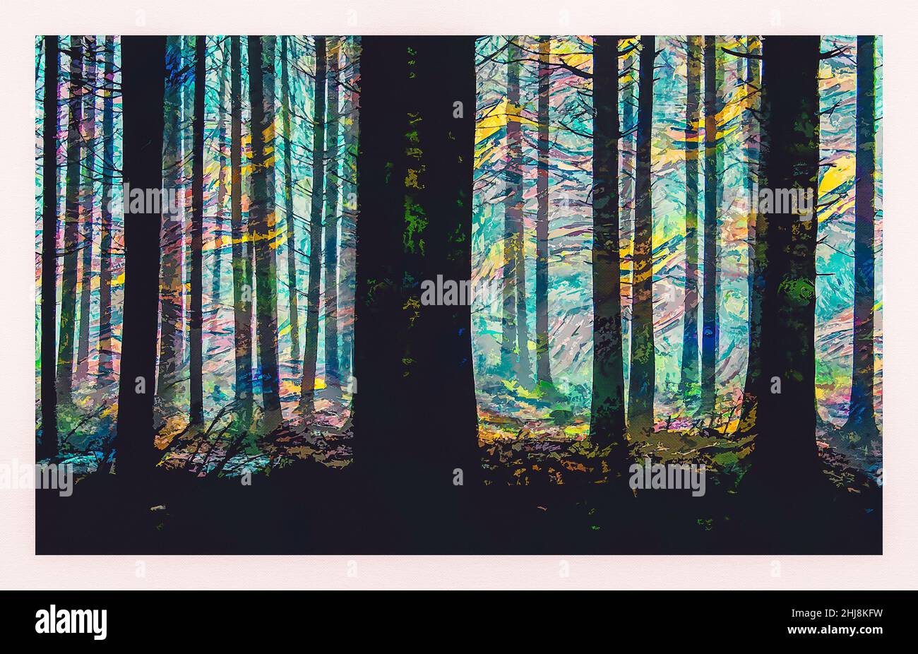Nature Landscape Artwork Stock Photo - Alamy