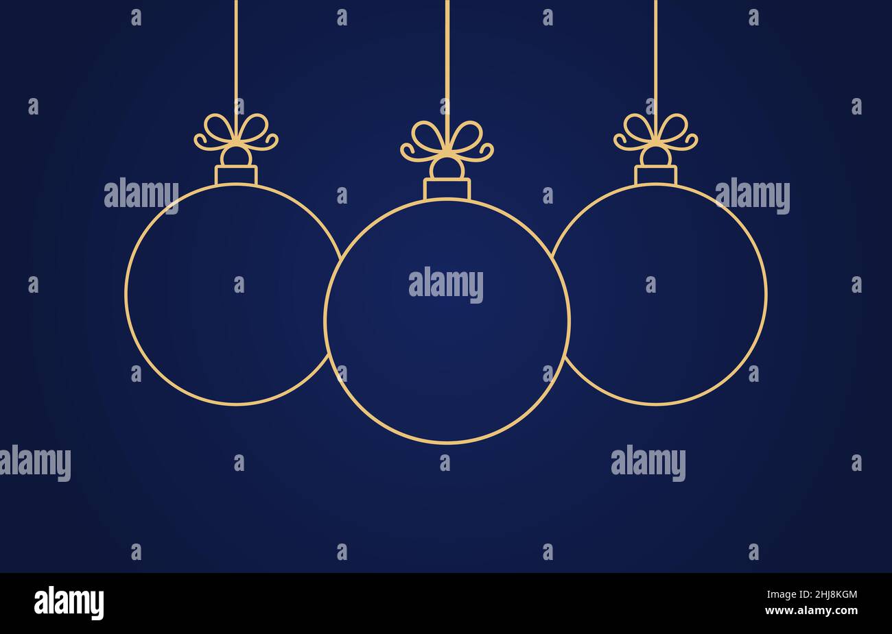 Christmas baubles ornaments. Vector illustration Stock Vector Image ...