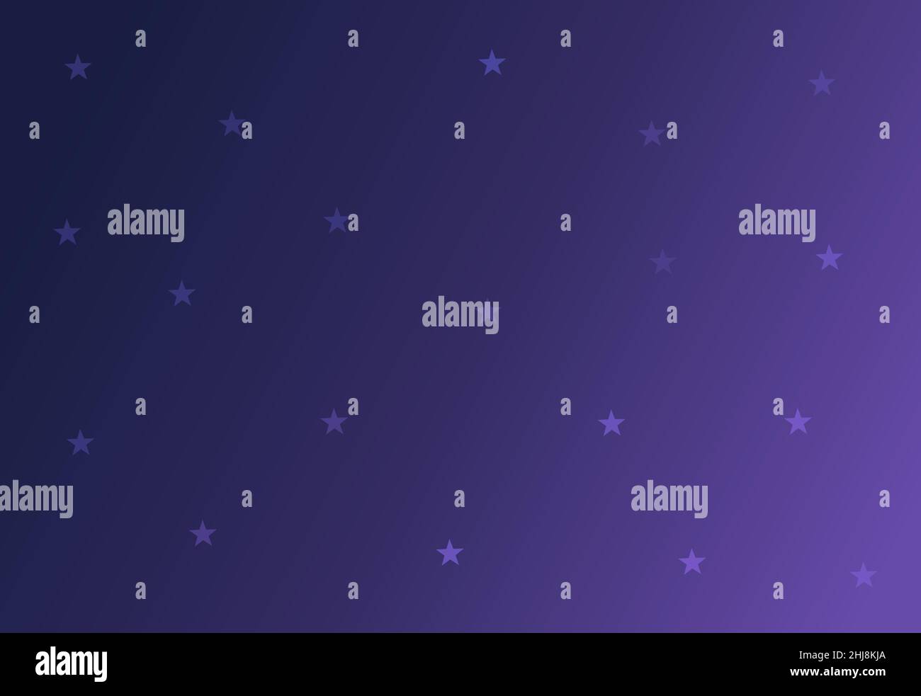 Night sky gradient blue background with stars. Vector illustration ...