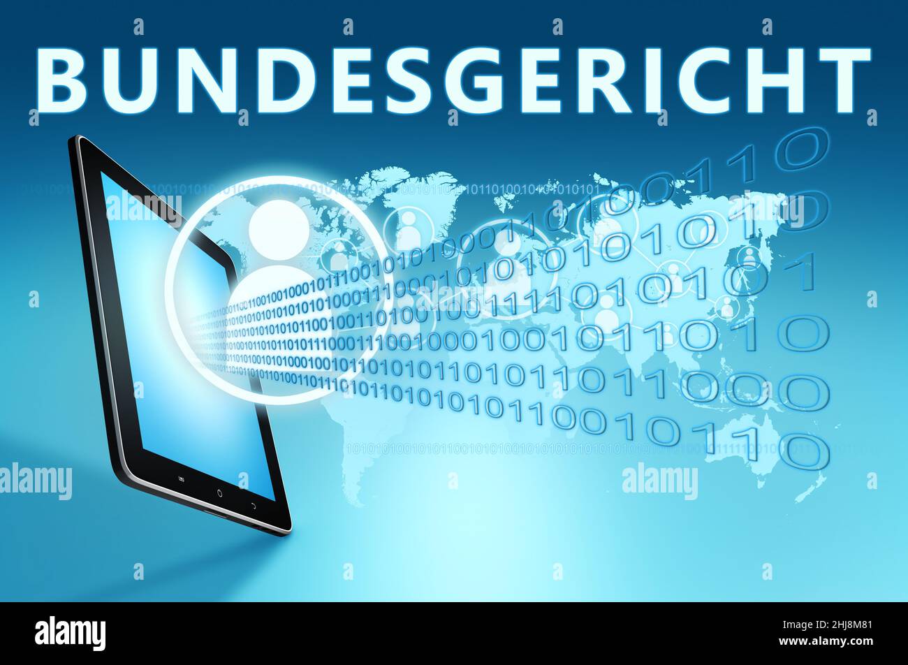 Bundesgericht - german word for Supreme Court - text concept with ...