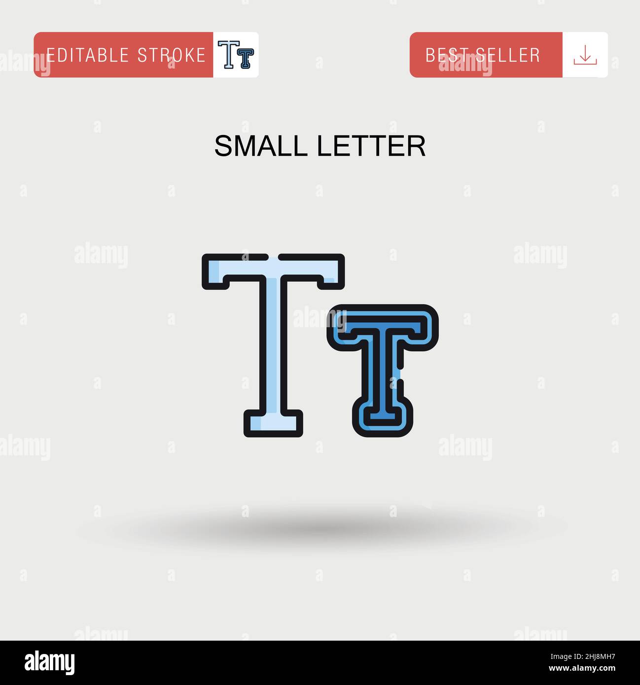 Small letter Simple vector icon Stock Vector Image & Art - Alamy