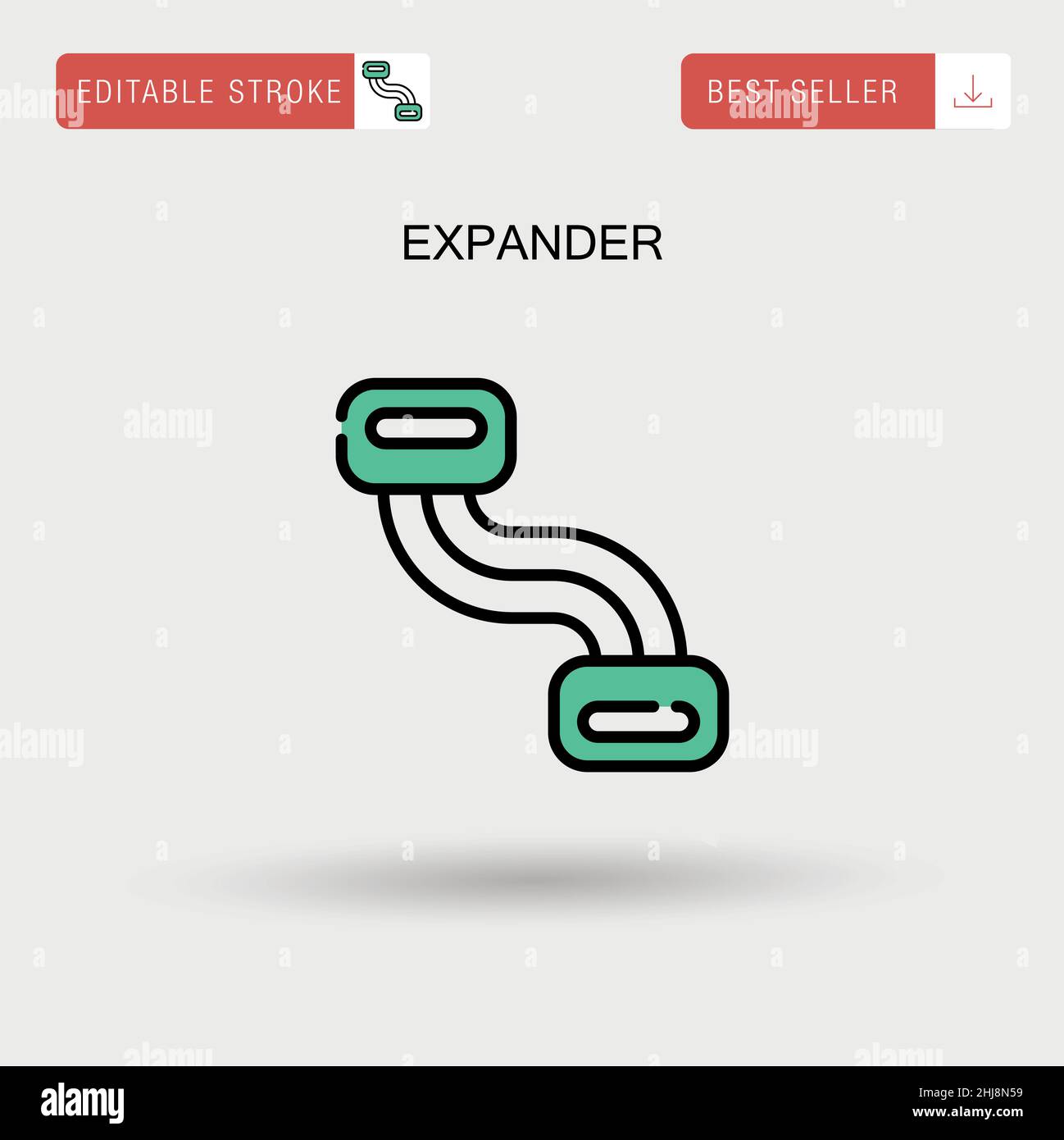 Expander Simple vector icon Stock Vector Image & Art - Alamy
