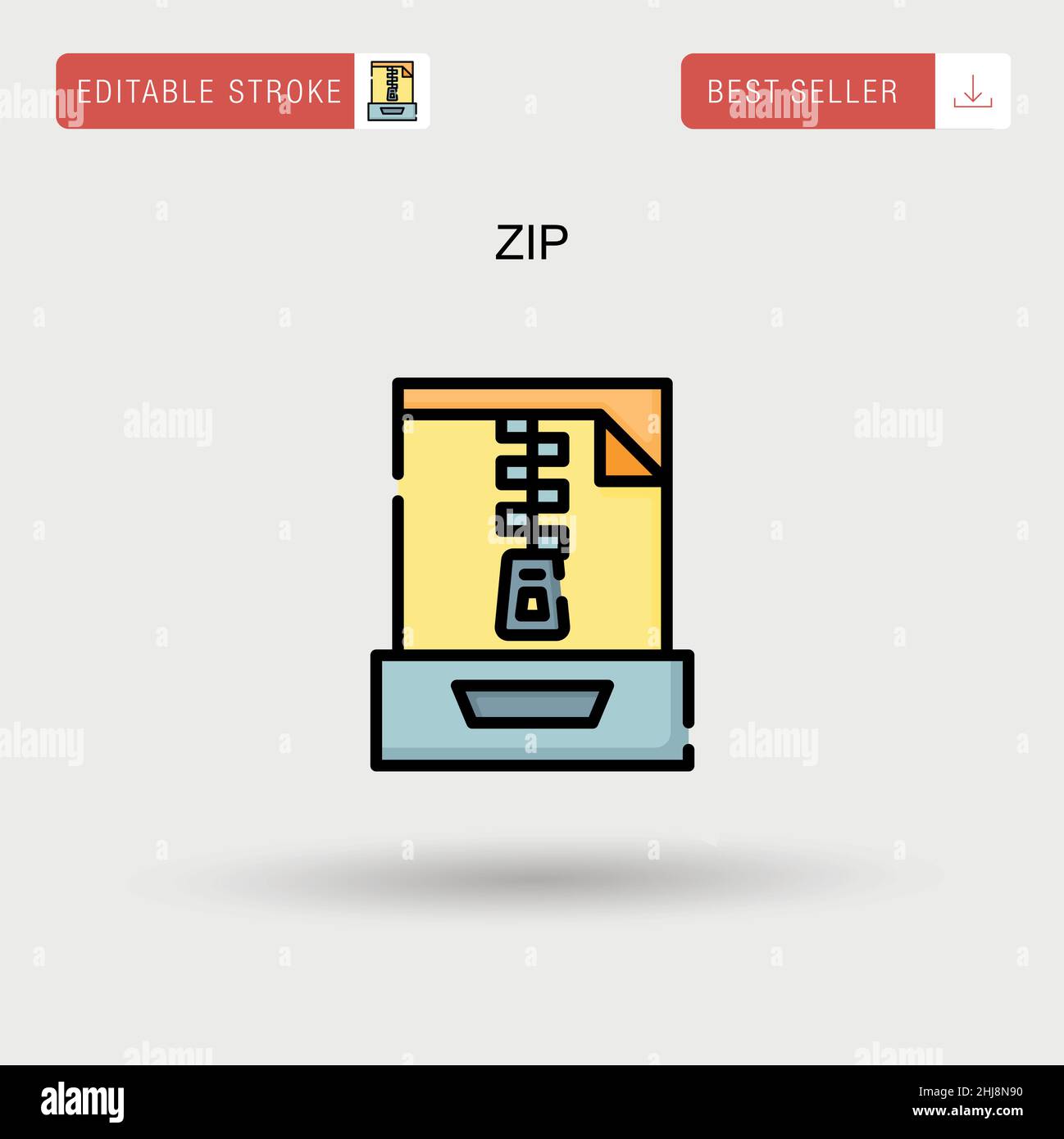 Zipper pocket Stock Vector Images - Alamy