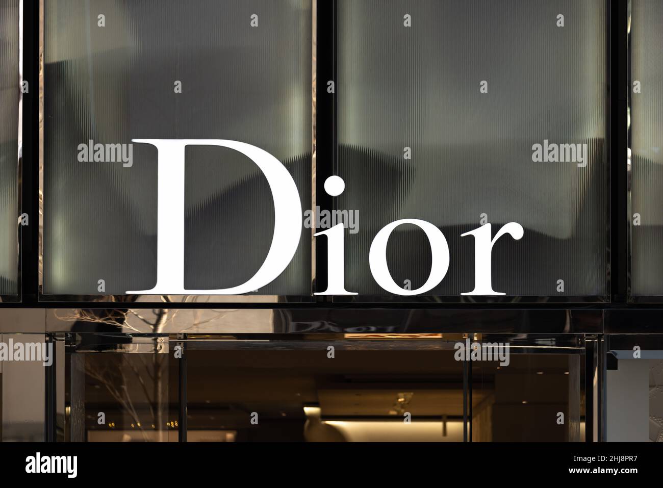 Tokyo, Japan. 27th Jan, 2022. French Christian Dior luxury goods ...
