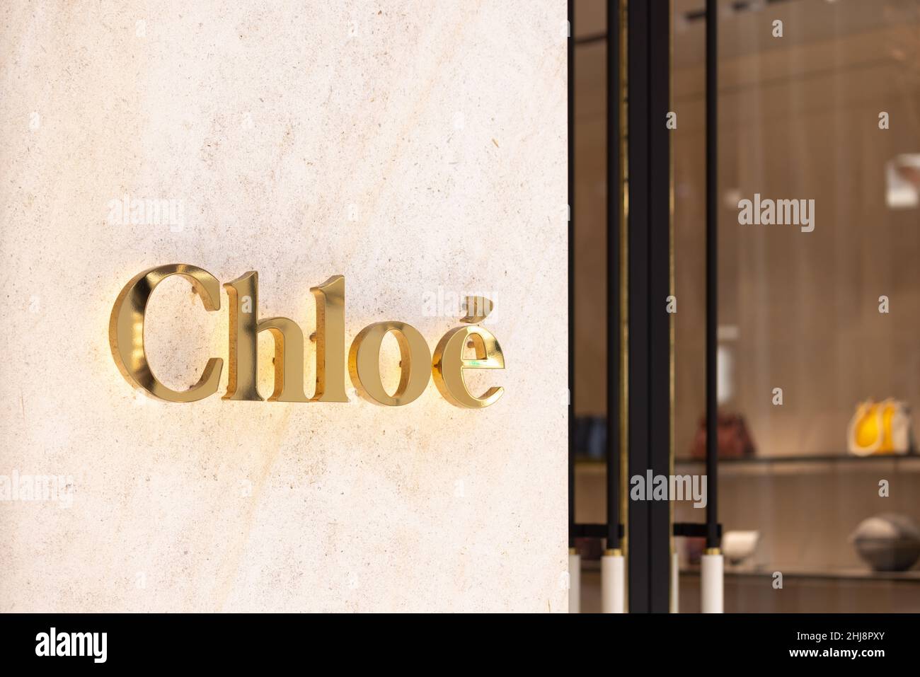 French luxury fashion, Chloé store seen in Ginza, Tokyo. (Photo by ...