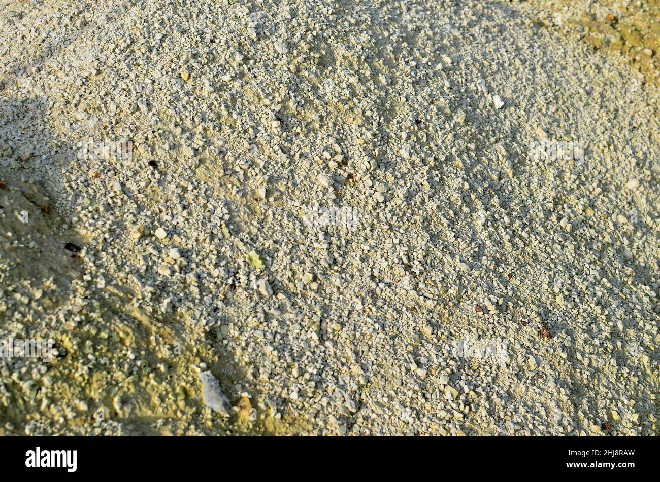 Chalk structure backcround after open pit development. Extraction of ...