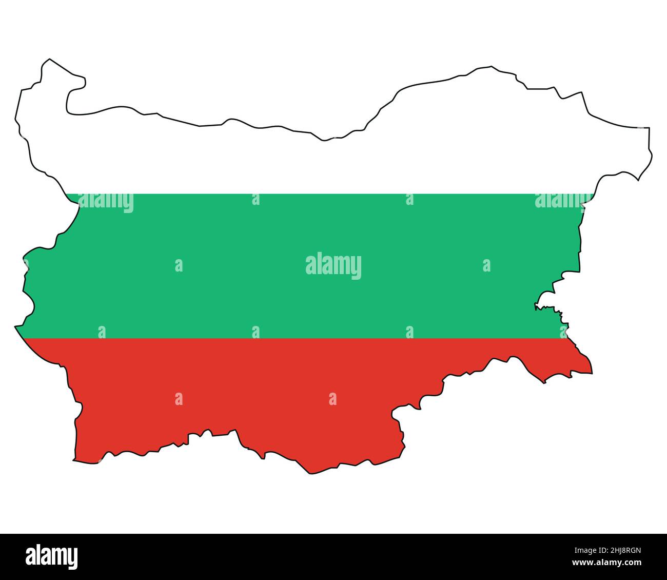 Map of bulgaria hi-res stock photography and images - Alamy