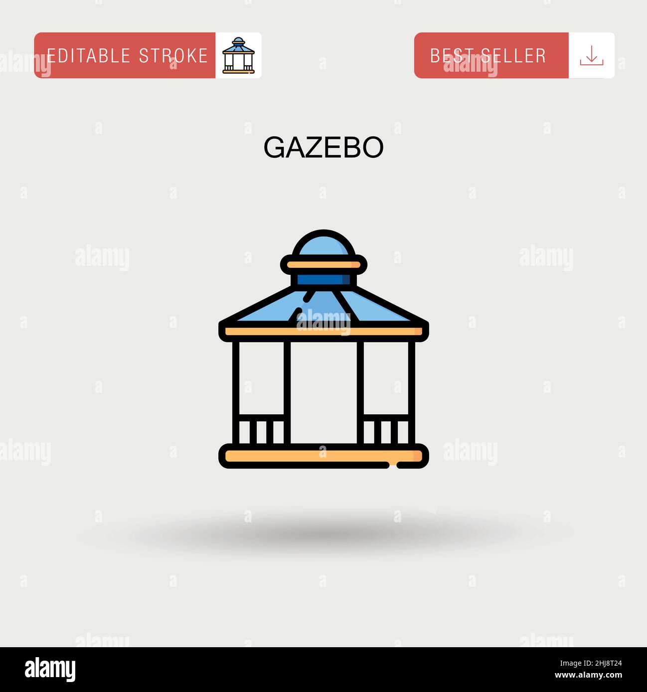 Simple wooden house porch Stock Vector Images - Alamy