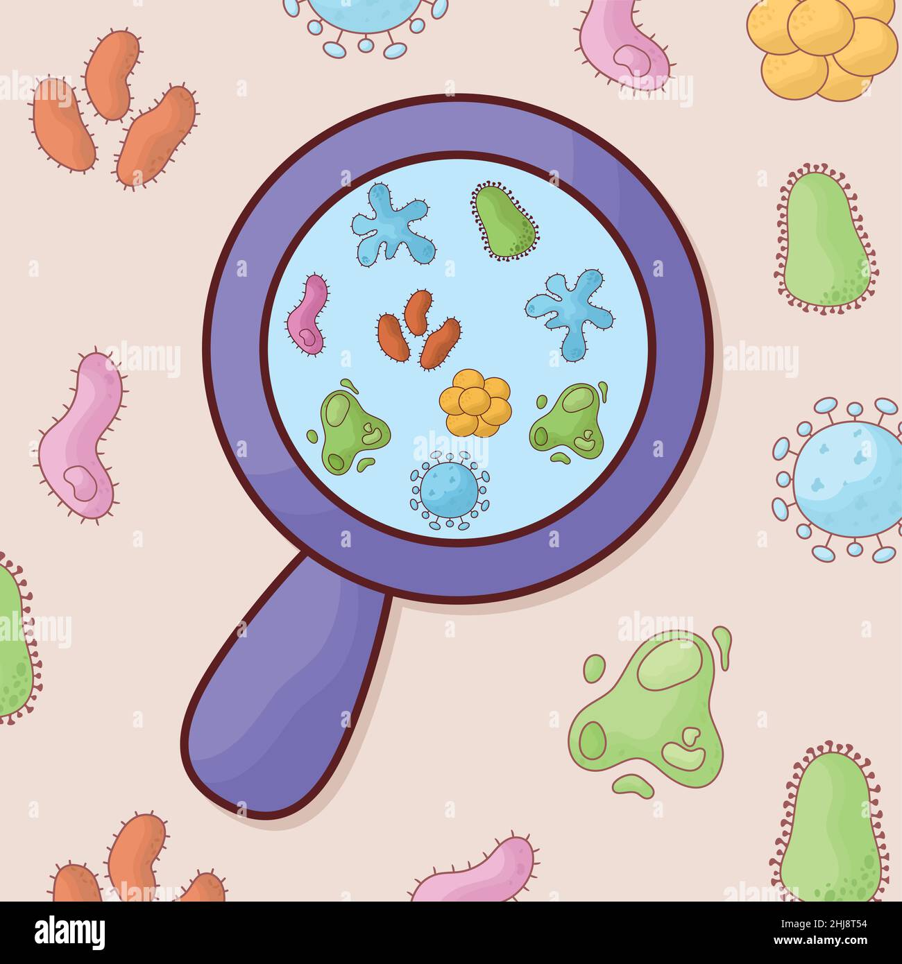 poster of biology items Stock Vector Image & Art - Alamy