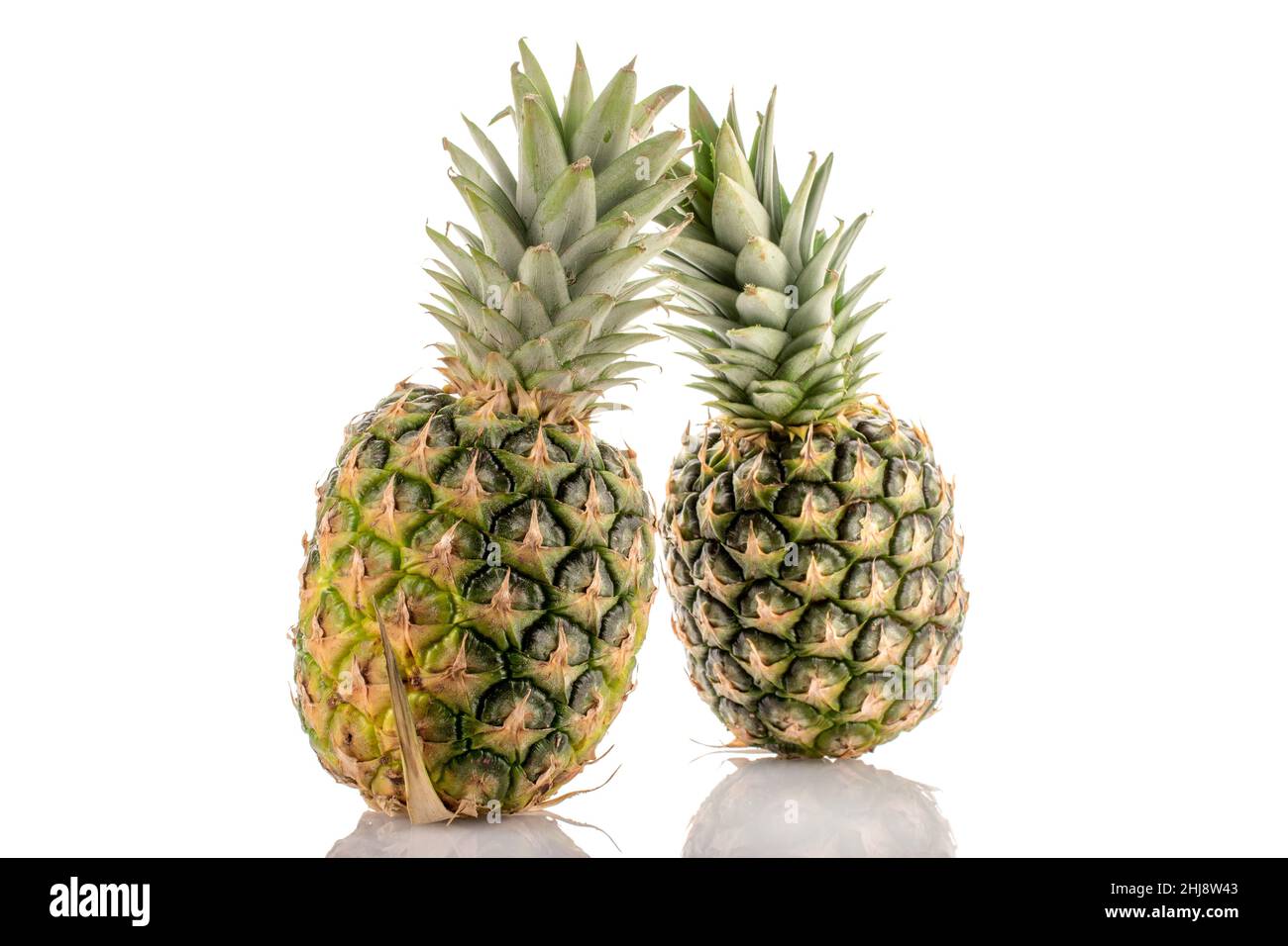 Two pineapples on white hi-res stock photography and images - Alamy