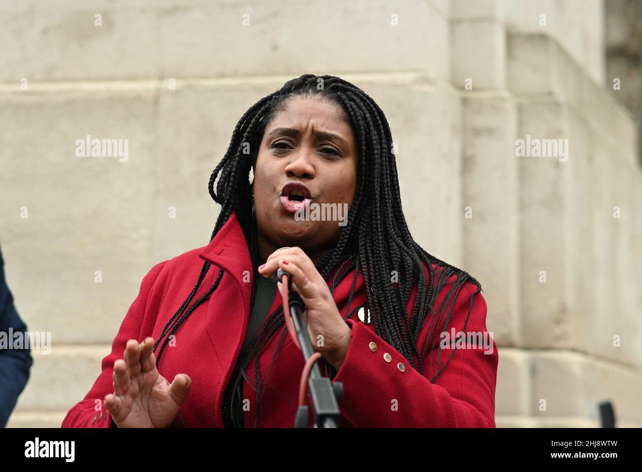 London, UK. January 27th 2022. Speaker Bell Ribeiro-Addy MP attends a ...