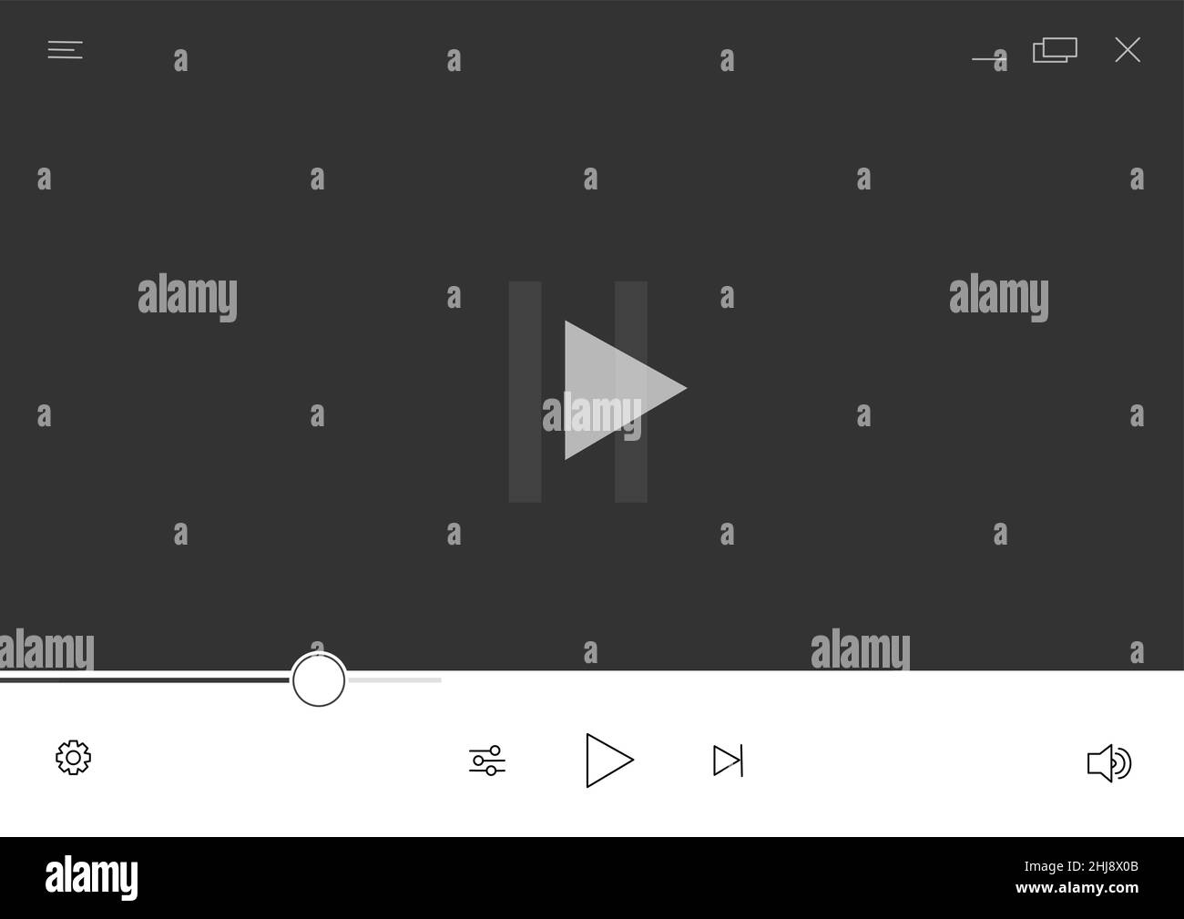 Technology interface template design Black and White Stock Photos ...