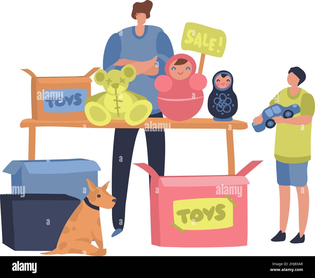 Secondhand goods second hand Stock Vector Images - Alamy