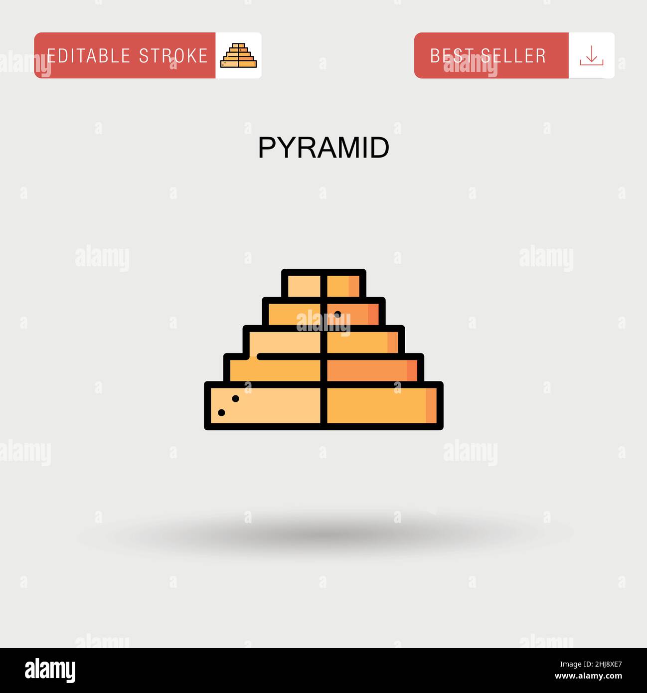 Ancient egypt step pyramid Stock Vector Images - Alamy