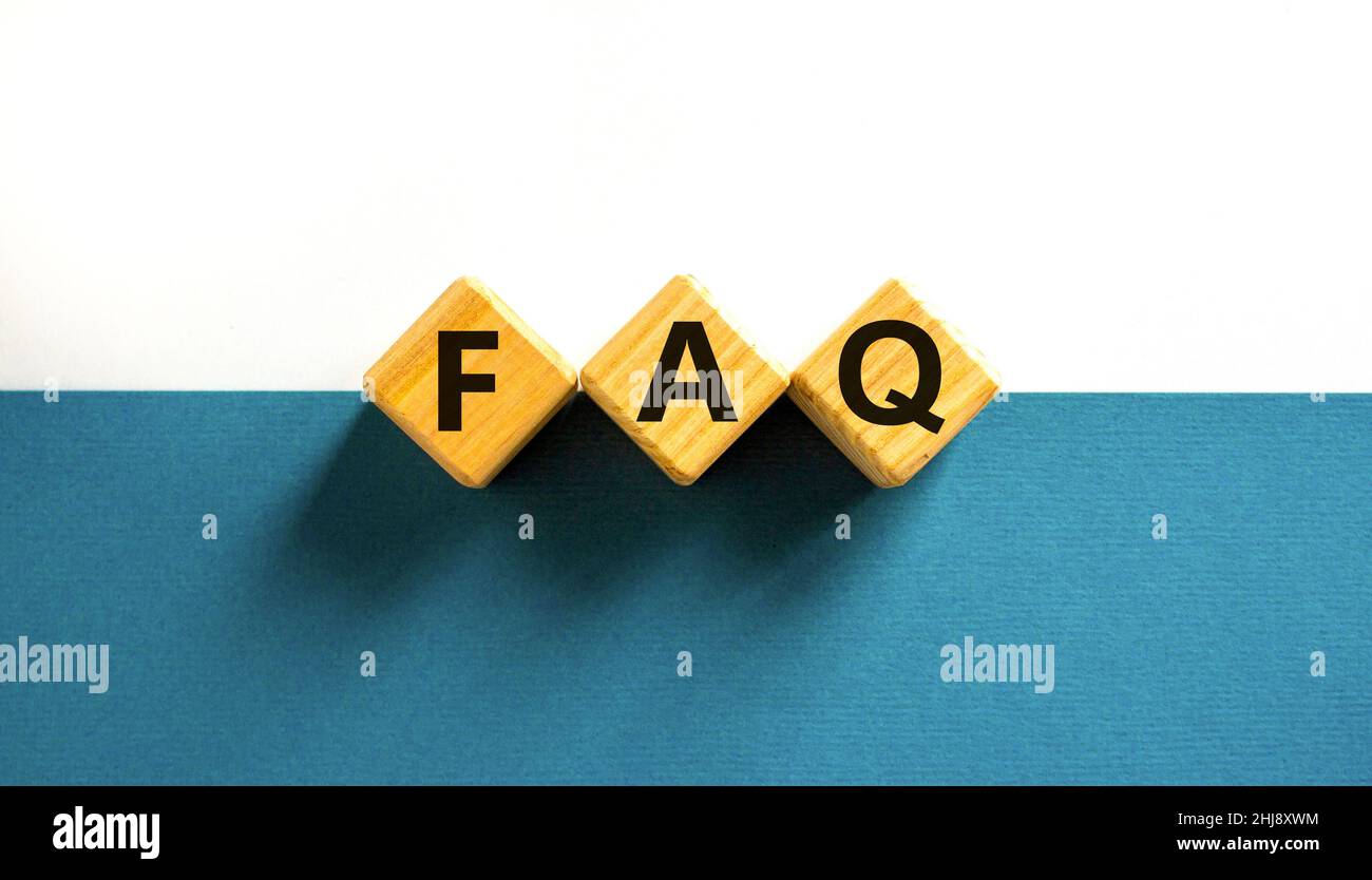 FAQ frequently asked questions symbol. Concept words FAQ frequently ...