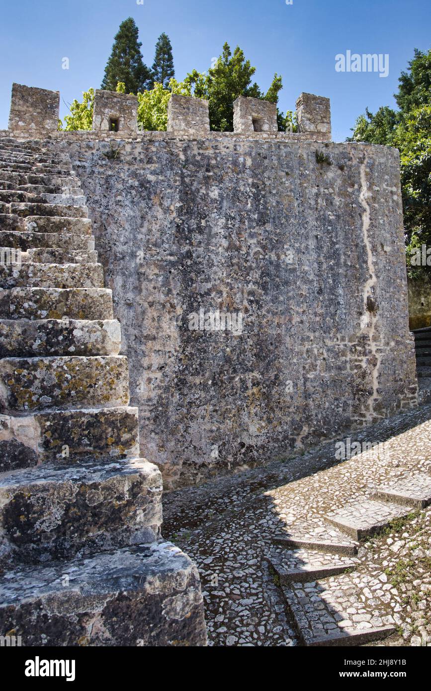 Closeup of a castle in the daylight Stock Photo - Alamy