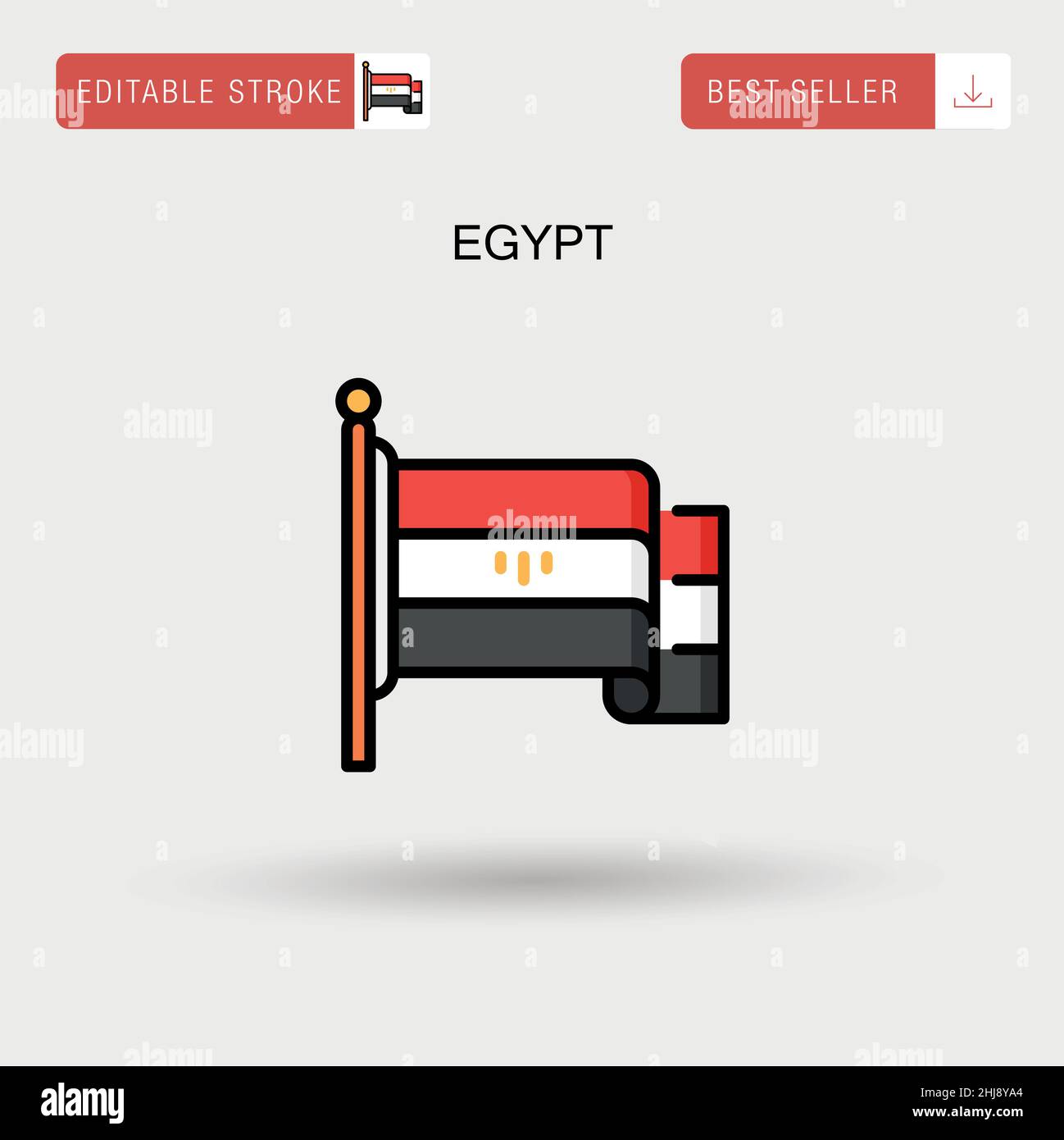 Egyptian landmark Stock Vector Images - Alamy