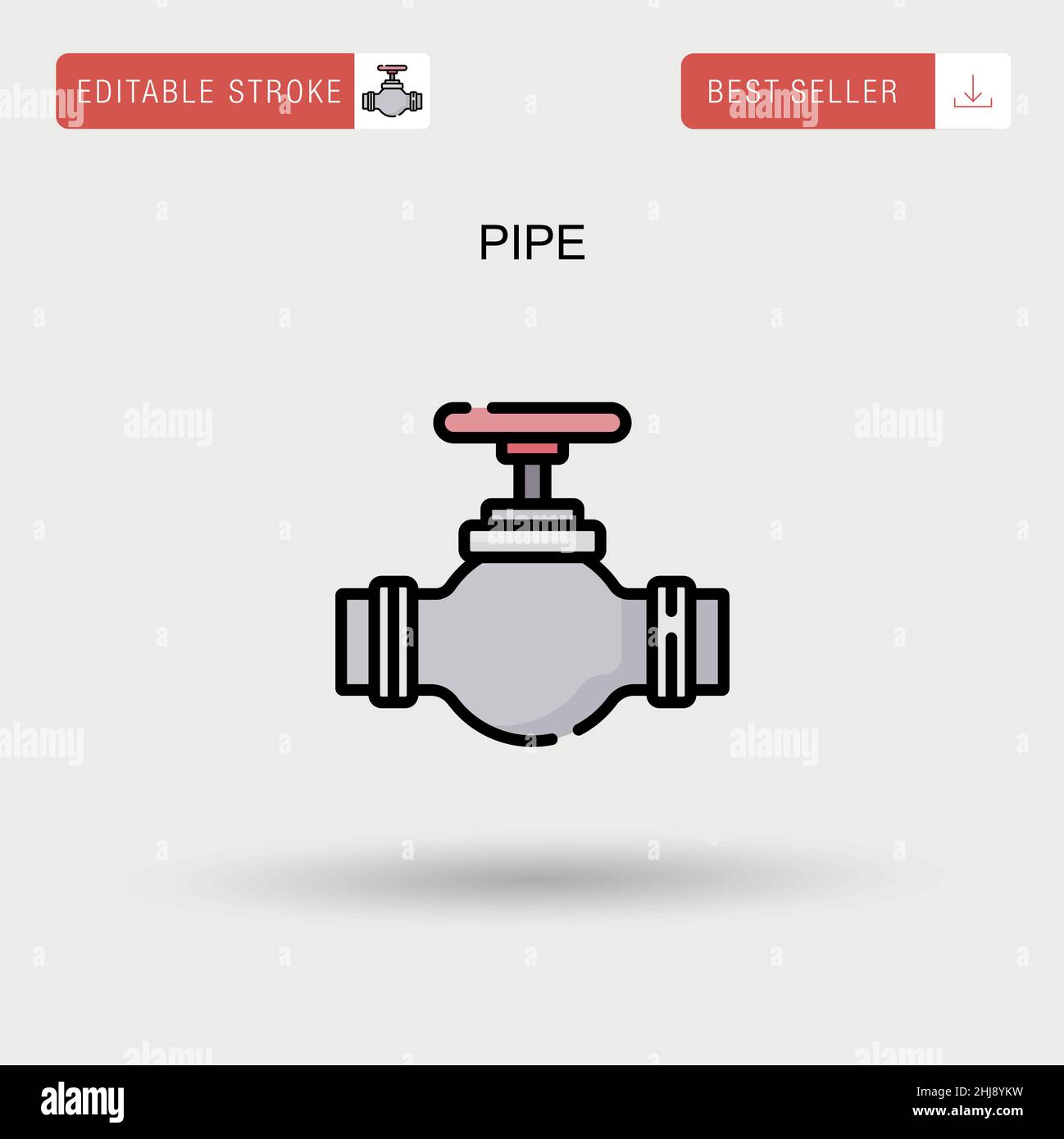 Industrial water pipes Stock Vector Images - Alamy