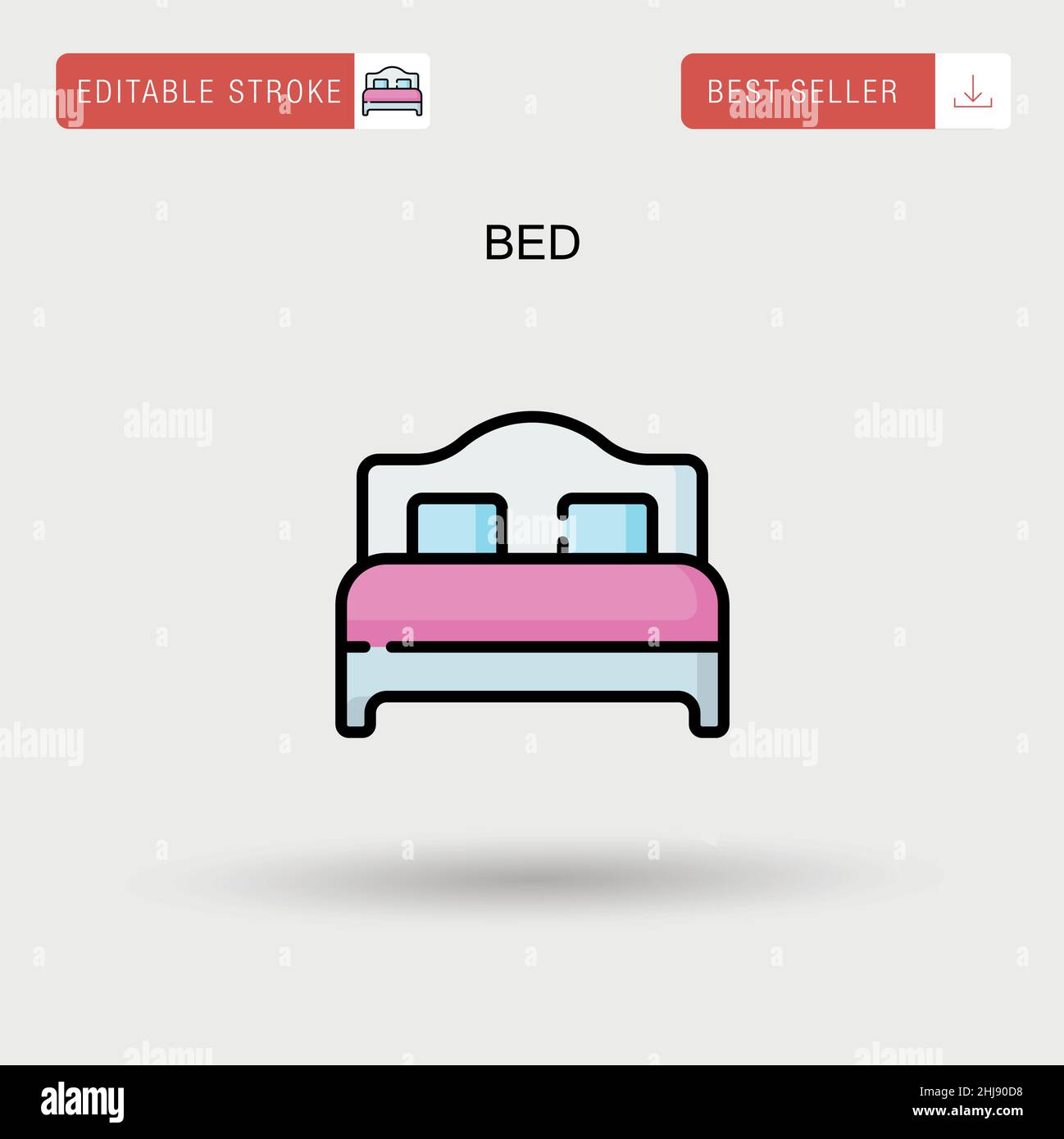 Bed sheet cover Stock Vector Images - Alamy
